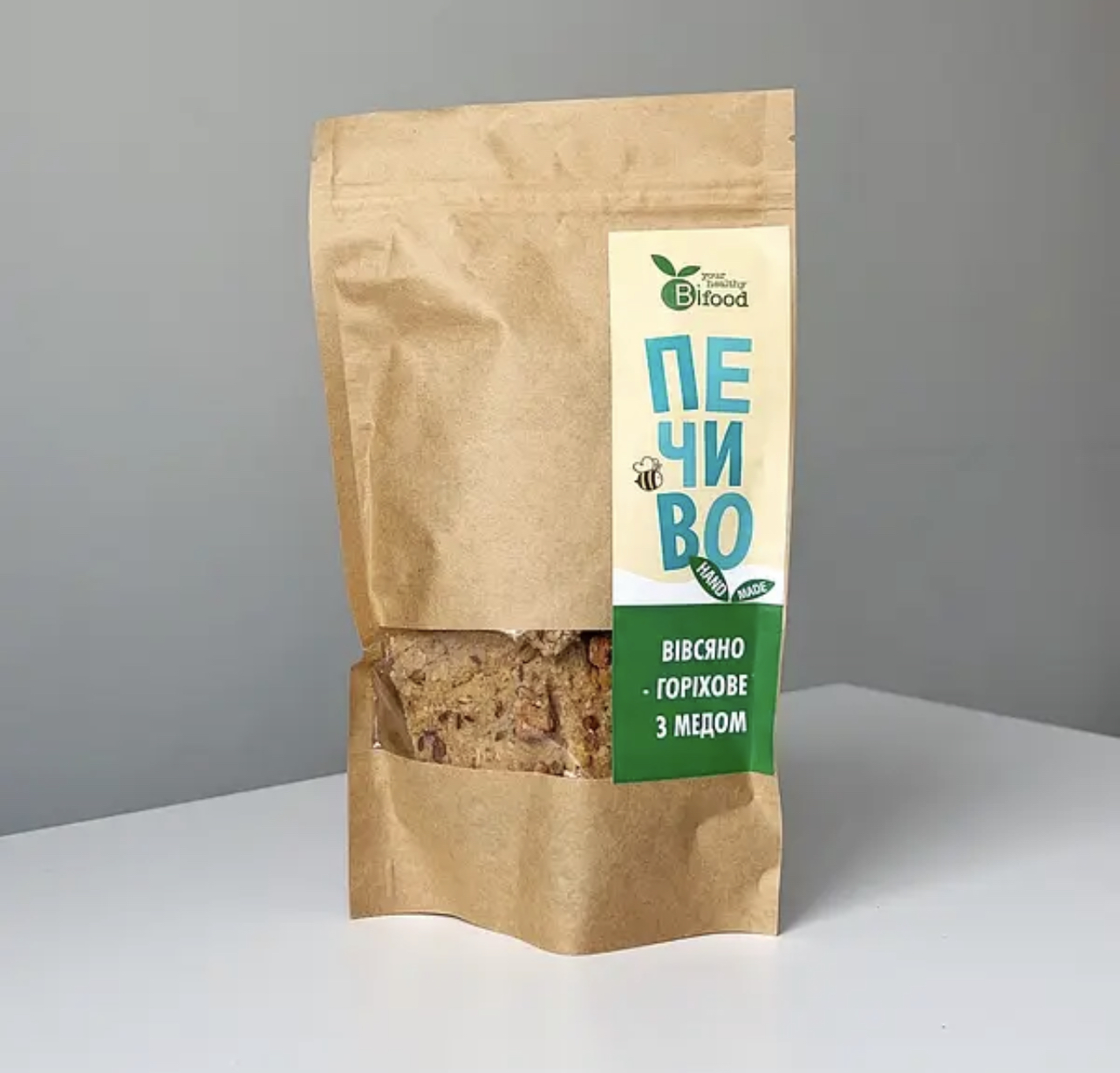 Печиво "Вівсяно-горіхове", 200г "Bifood"